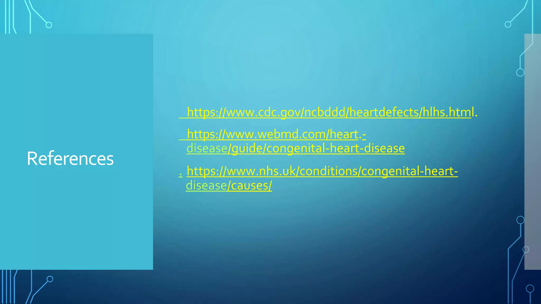 Congenital Heart Disease Ppt
