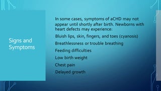 Congenital Heart Disease | PPTX