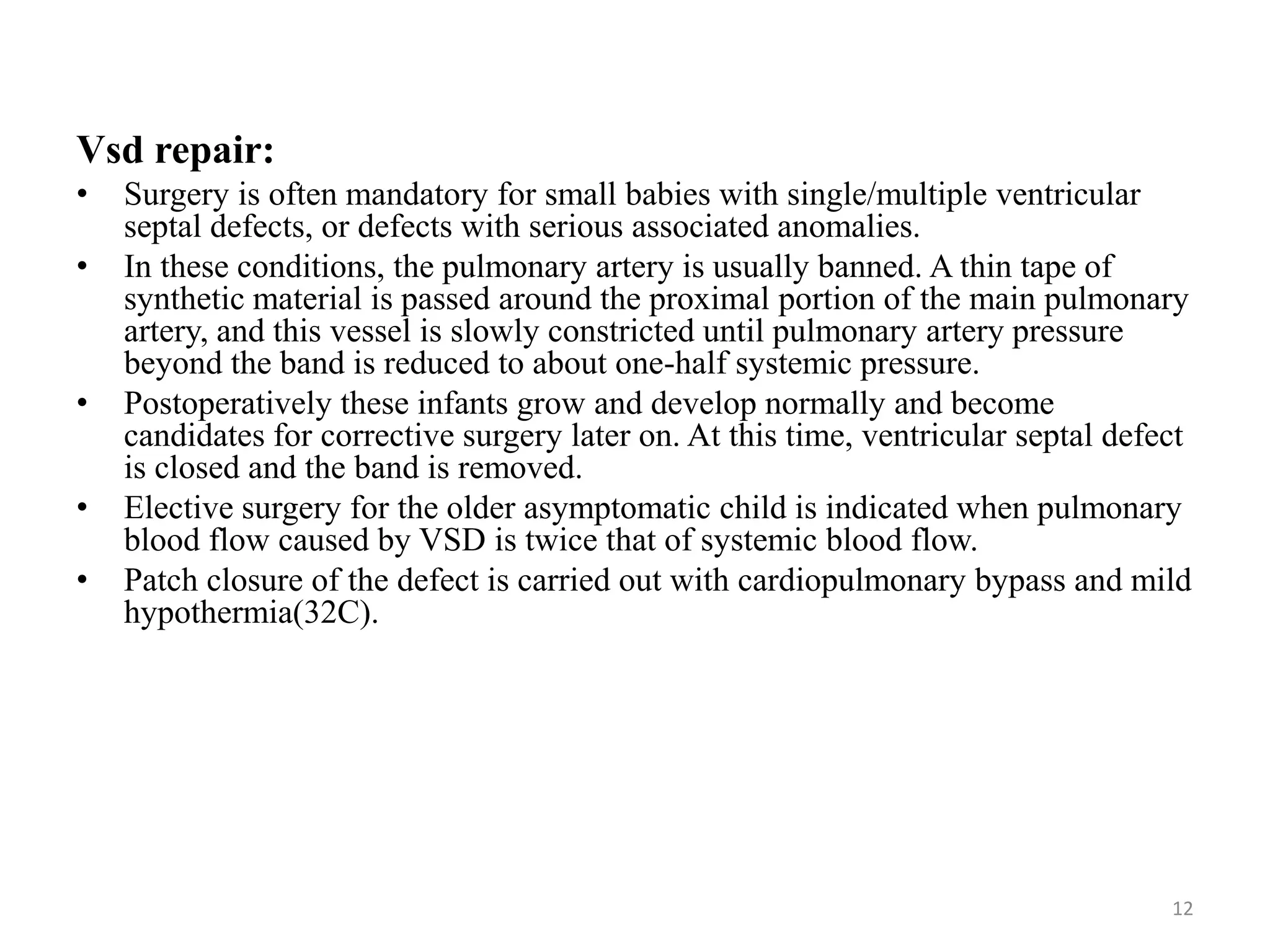 Chd surgical procedure | PPTX