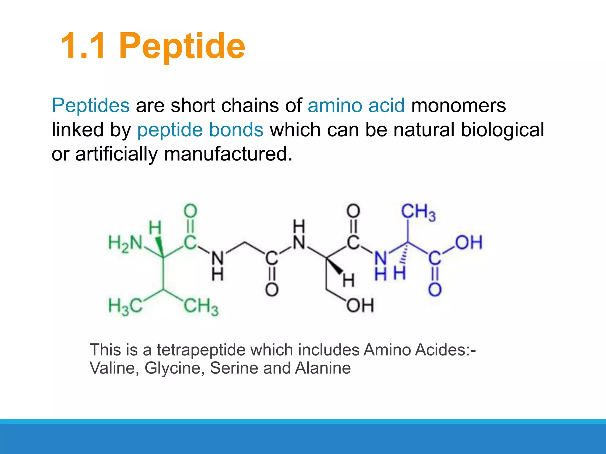 Peptides and Proteins | PPTX