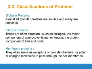 Peptides and Proteins | PPTX