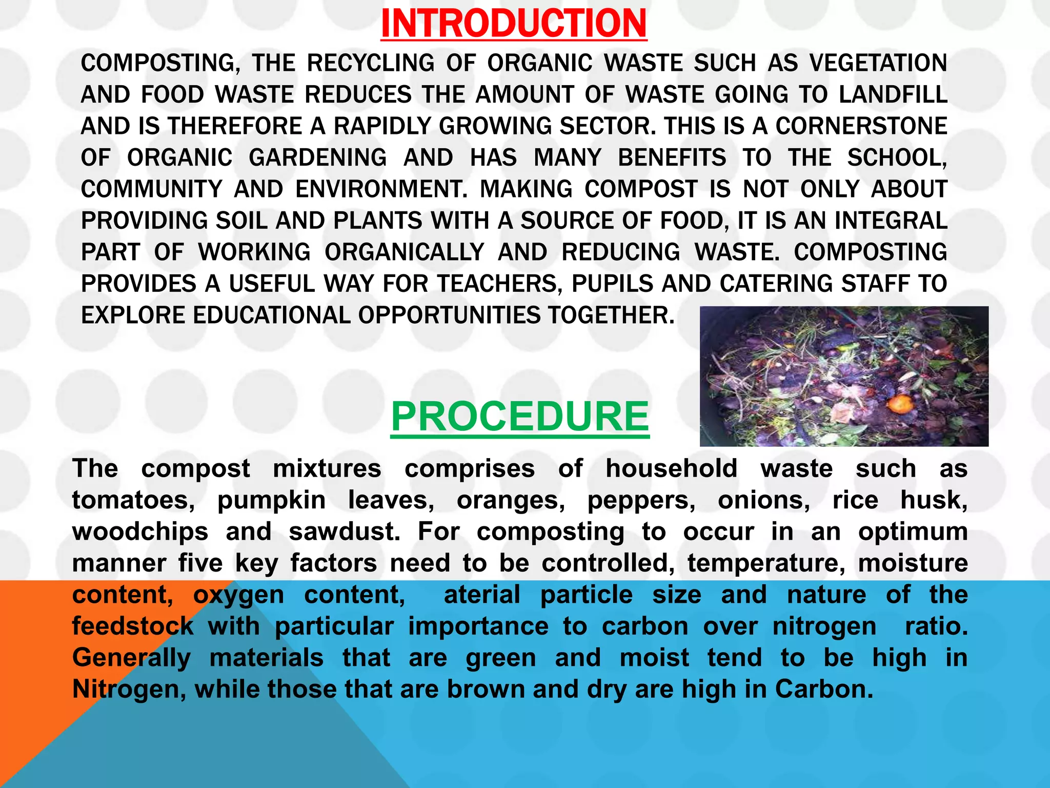 Compost from Biodegradable waste | PPTX