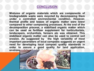 Compost from Biodegradable waste | PPTX