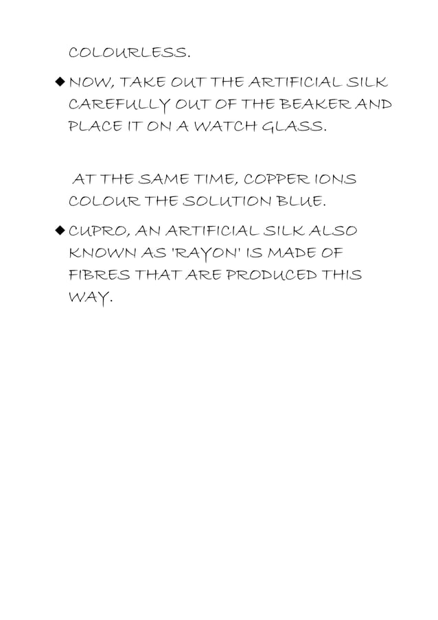 To prepare rayon from cotton wool.(class 12 ) | ODT | Chemistry | Science