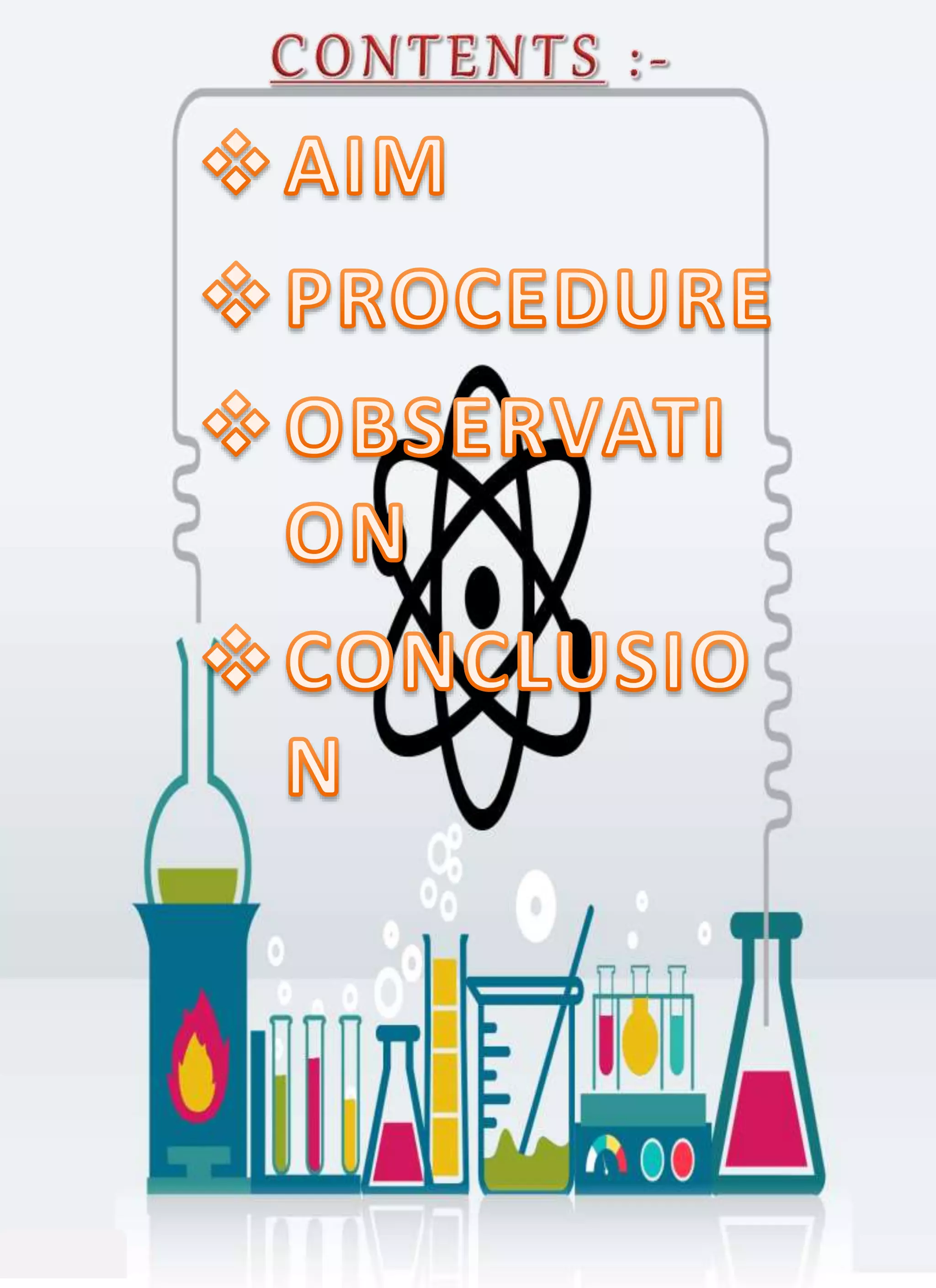 Chemistry Investigative project on Soaps (To find and calculate the ...