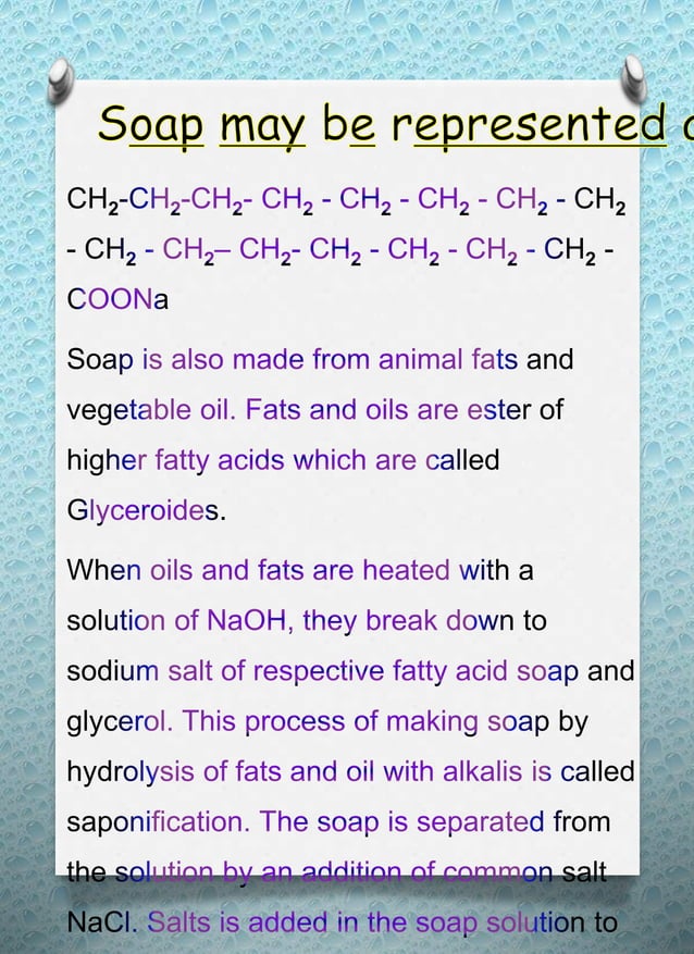 Chemistry Investigative project on Soaps (To find and calculate the ...