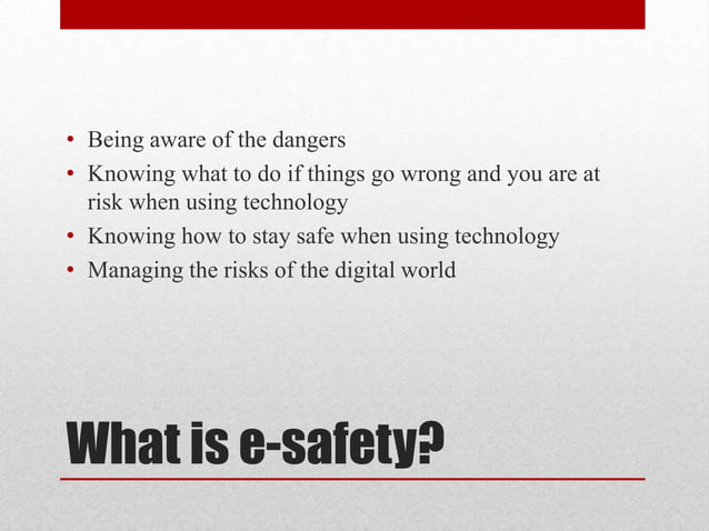 CH e-safety presentation | PPTX | Social Networking | Internet