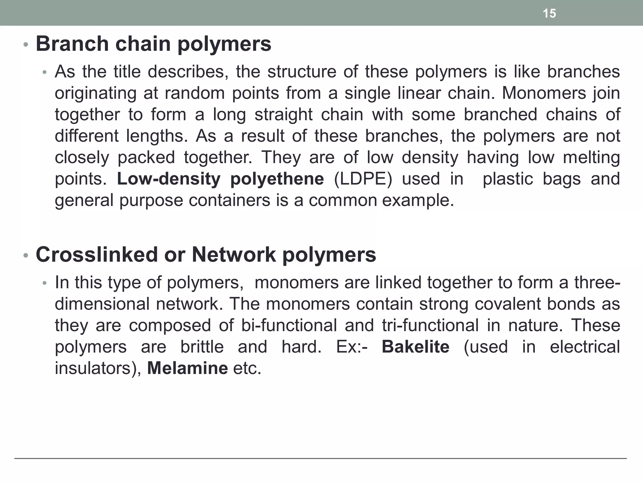 polymers | PPT
