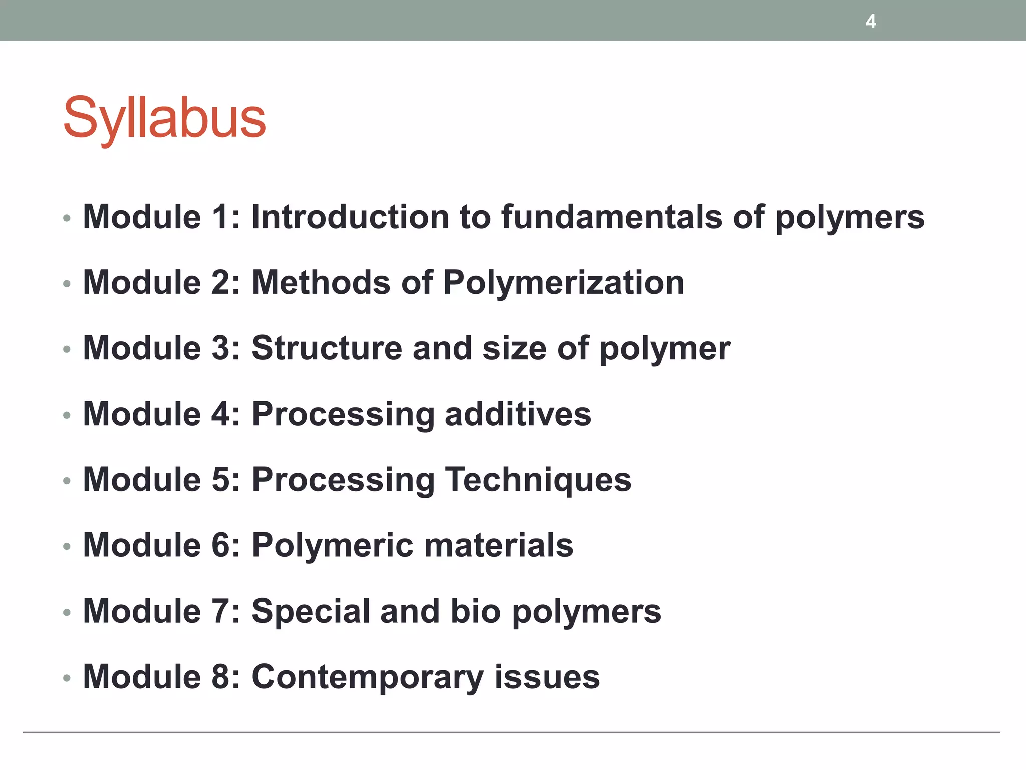 polymers | PPT