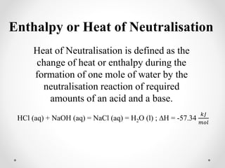 Thermochemistry Presentation | PPTX