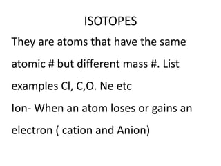 CHEMISTRY General Chemistry-1.pptx GENERAL CHEMISTRY | PPTX