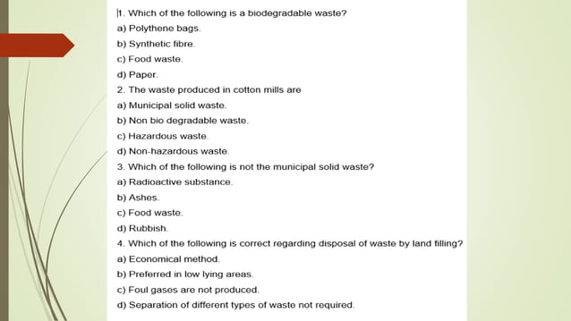 bio degradable and non-bio degradable wastes | PPTX | Environment | Science