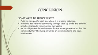 bio degradable and non-bio degradable wastes | PPTX