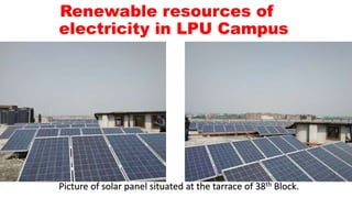 Wastage of electricity in LPU campus | PPTX