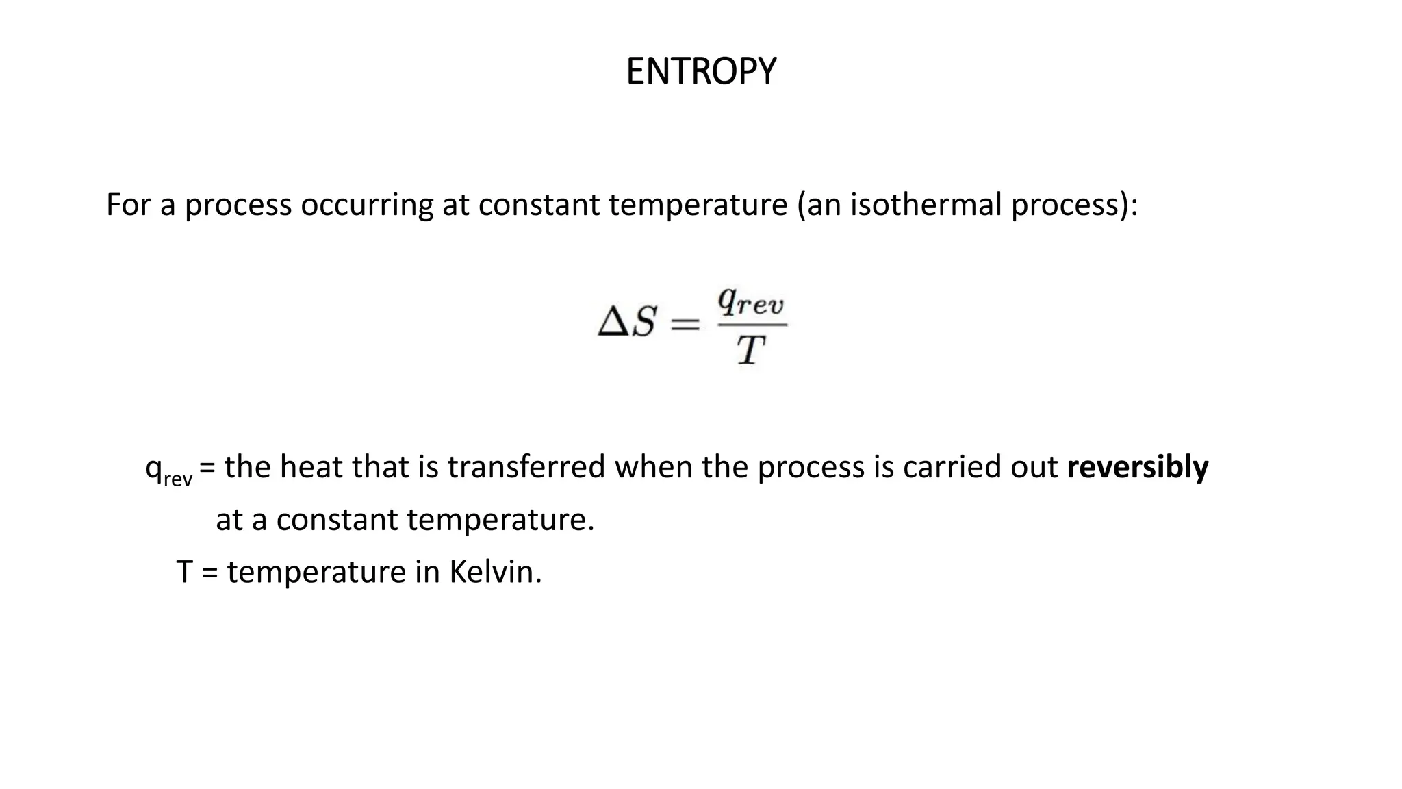 CHE 116 Unit 2.1 Entropy.pptx physical chemistry | PPT
