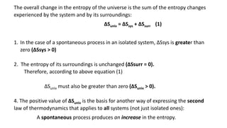 CHE 116 Unit 2.1 Entropy.pptx physical chemistry | PPT