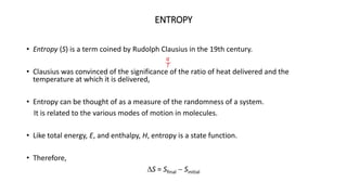 CHE 116 Unit 2.1 Entropy.pptx chemistry | PPTX