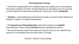 CHE 116 Unit 2.1 Entropy.pptx chemistry | PPTX