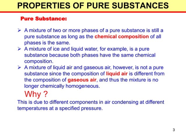Thermodynamics (Properties of pure substance) | PPT