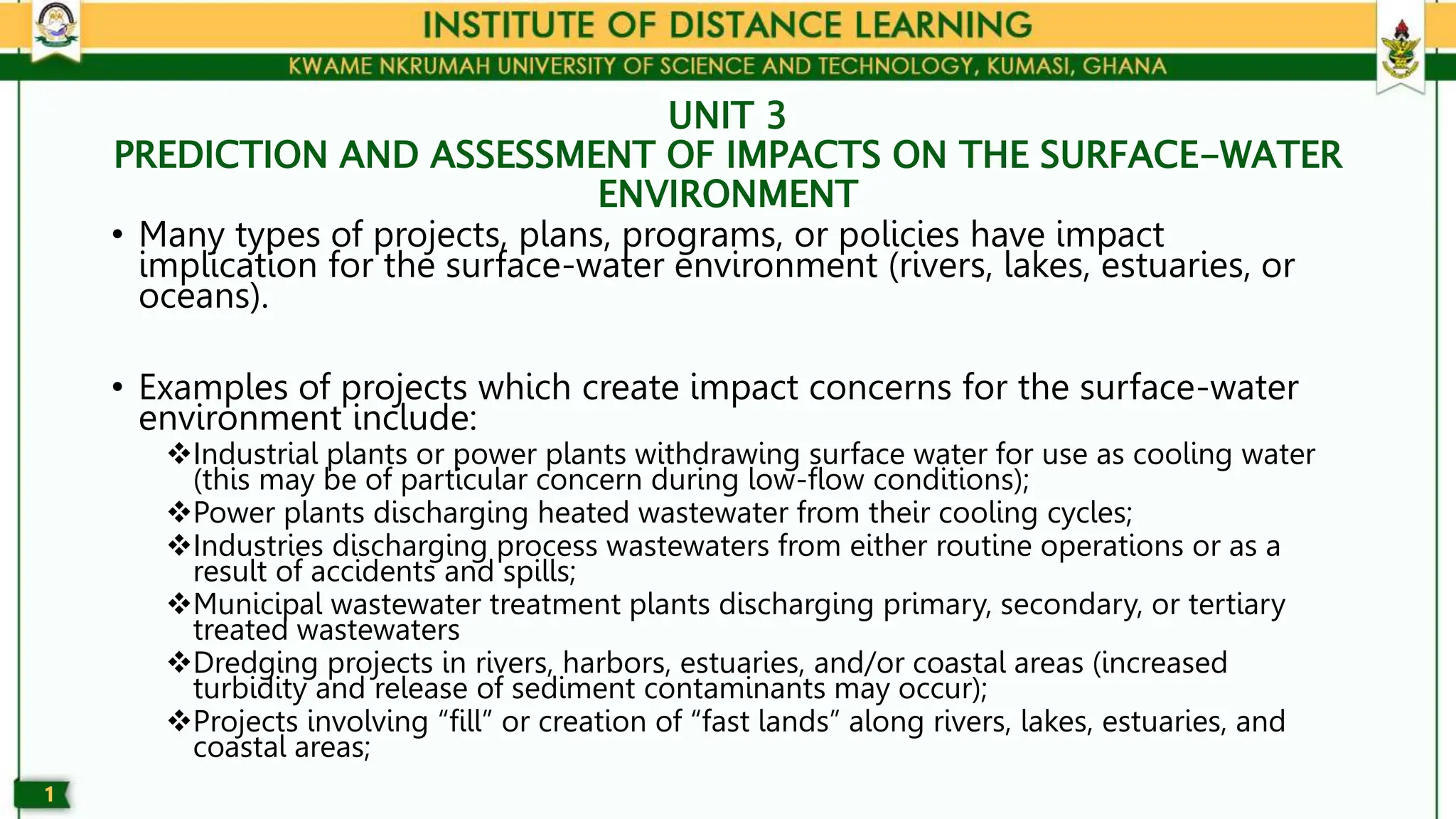 Presentation on environmental impact assessment | PPTX