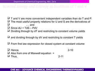 ADVANCE CHEMICAL ENGINEERING THERMODYNAMICS.pptx