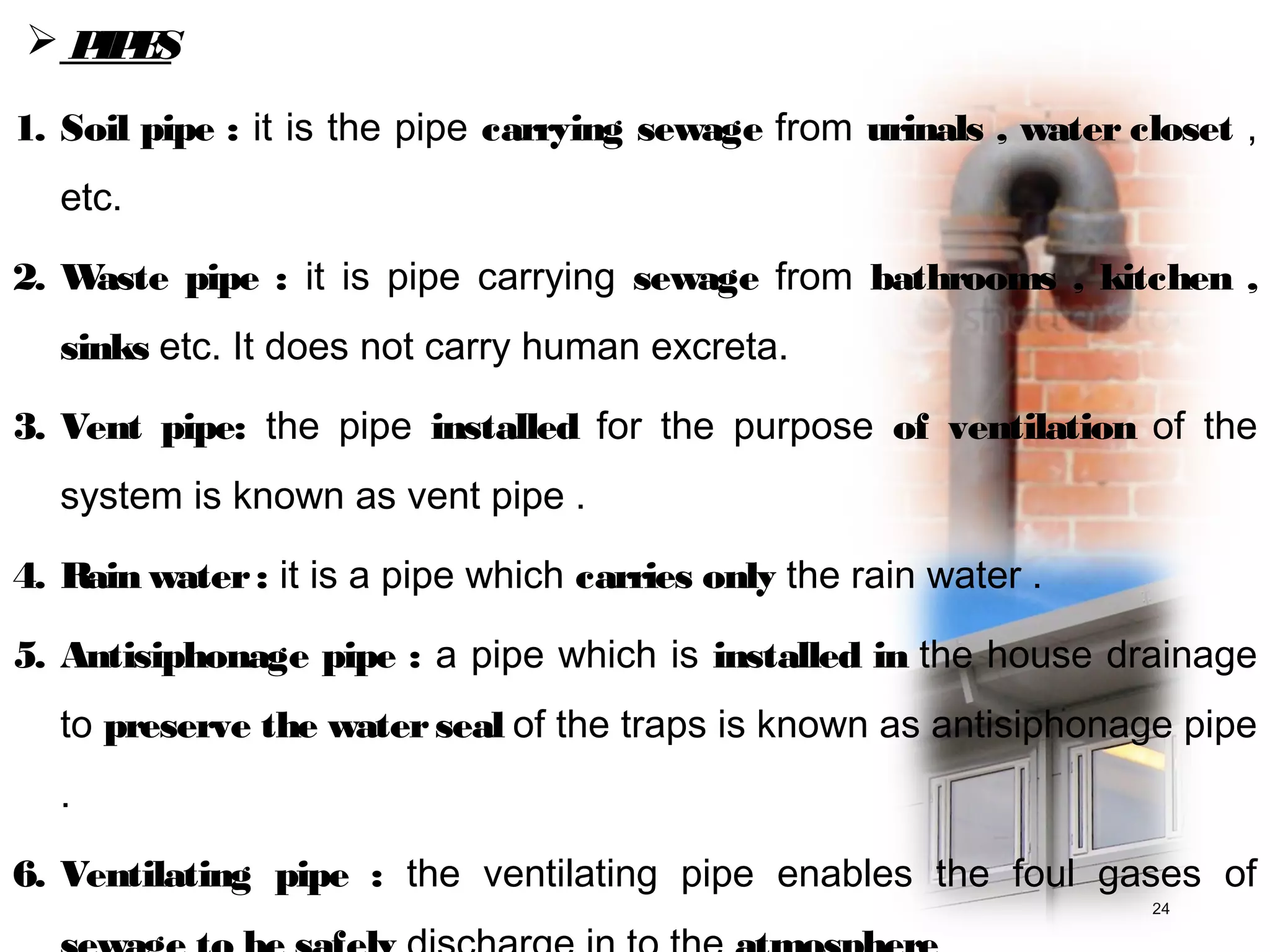 Che 4 house drainage system | PPT
