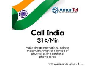 Cheap calling plans to Call India | PPTX