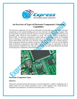 Cheap Electronic Components at Express-Technology | PDF