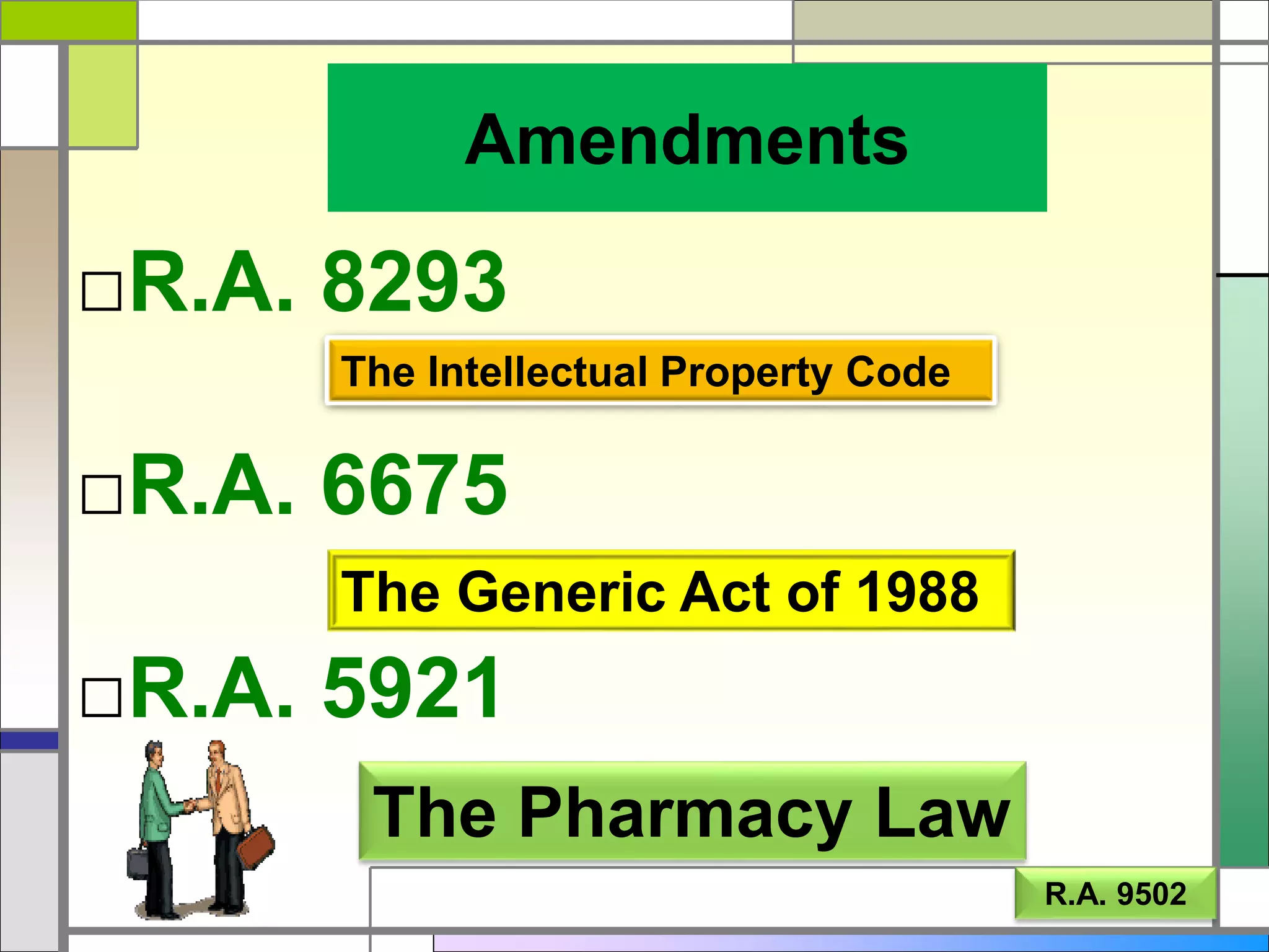 Cheaper Medicine Law.ppt