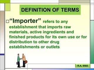 Cheaper Medicine Law.ppt