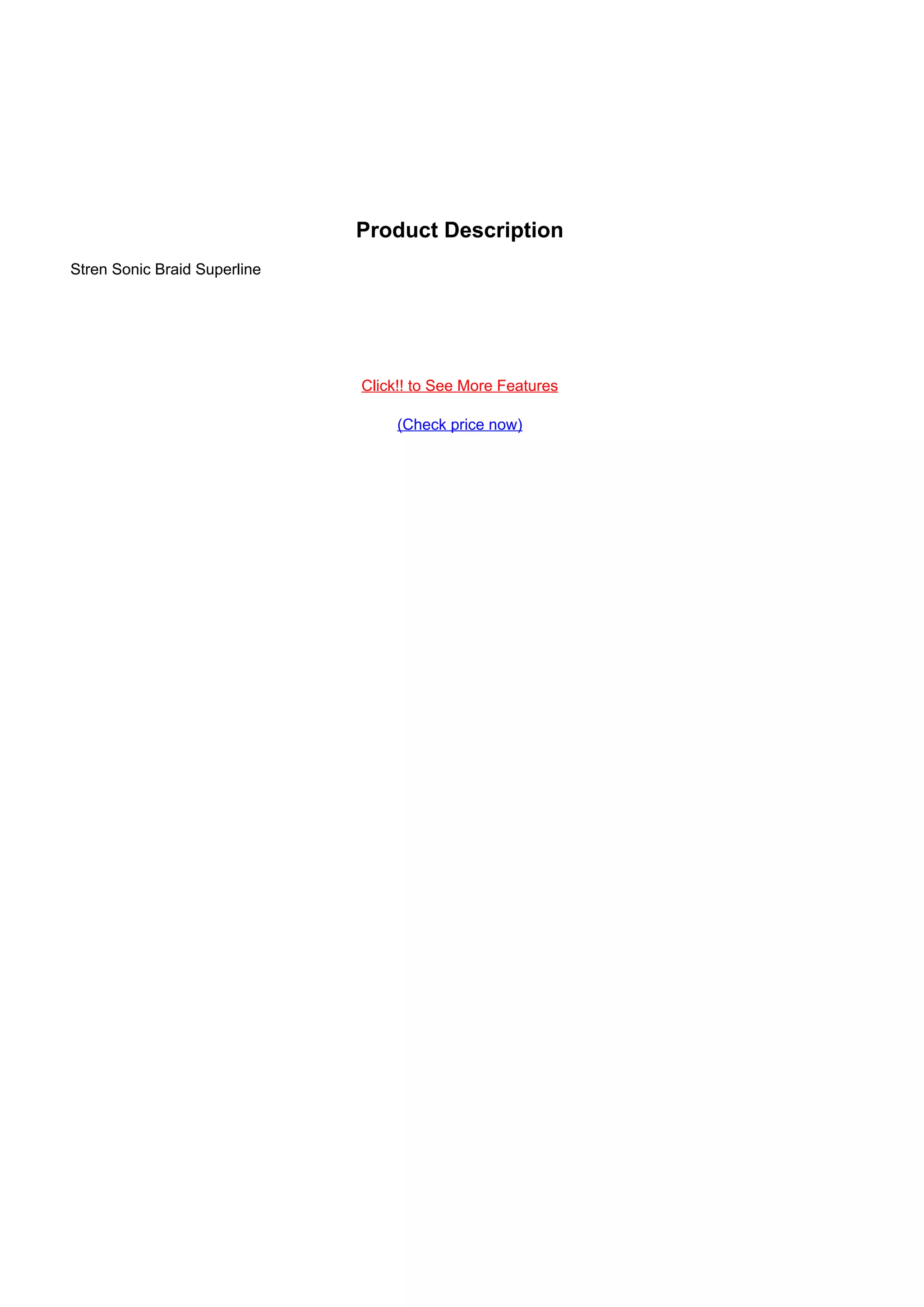 Cheaper stren sonic braid superline spools clear blue fluorescent 3000 ...