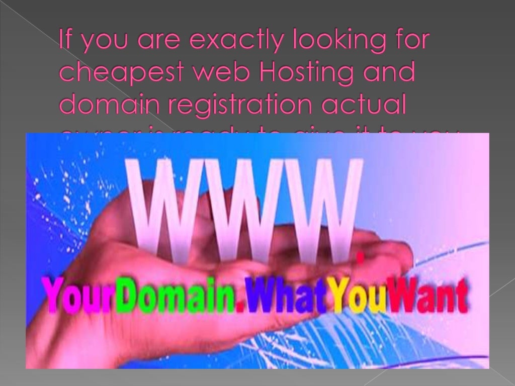 Cheapest Domain Name Registration