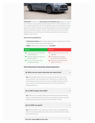 The Ultimate Guide to Rear Wheel Drive Cheap Cars | PDF