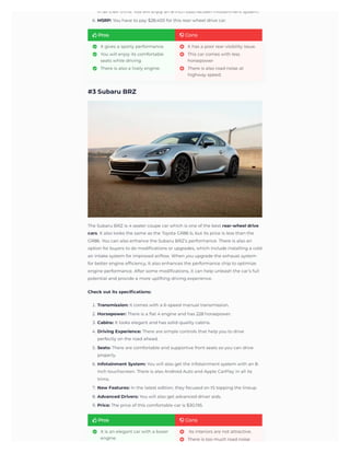 The Ultimate Guide to Rear Wheel Drive Cheap Cars | PDF