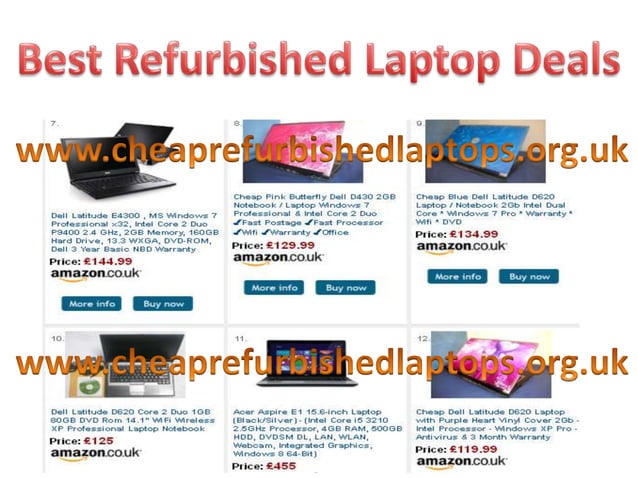 Refurbished Laptops Deals | PPTX