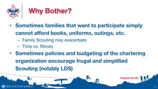 Making Scouting More Affordable | PPTX
