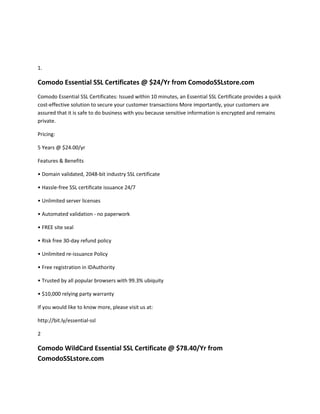Cheap ssl certificate | PDF