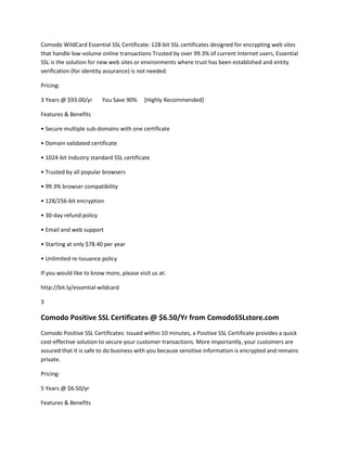 Cheap ssl certificate