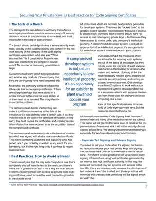 The Best Practice with Code Signing Certificates - CodeSignCert.com ...