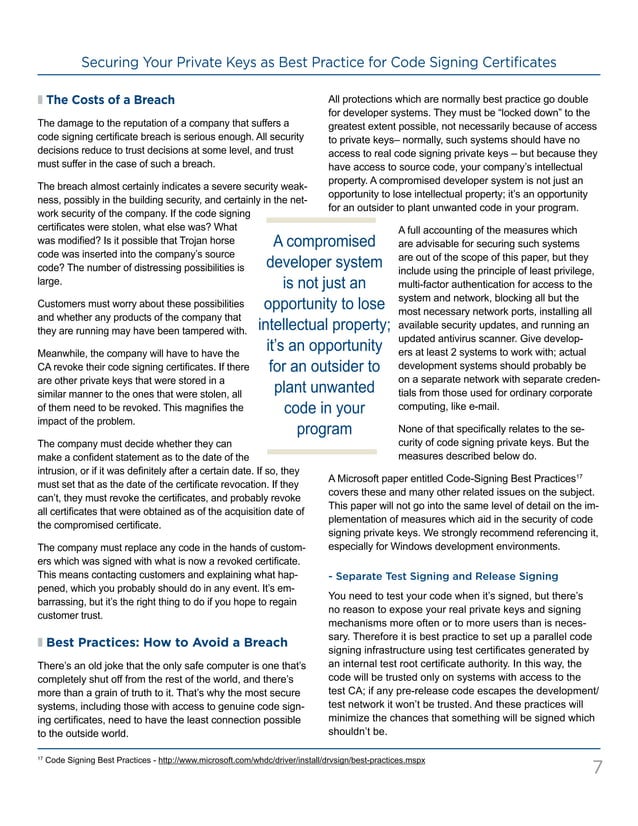 The Best Practice with Code Signing Certificates - CodeSignCert.com ...