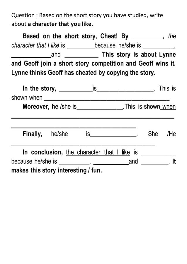 Cheat character | PDF