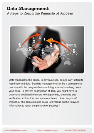 Data Management Cheat sheet | PDF