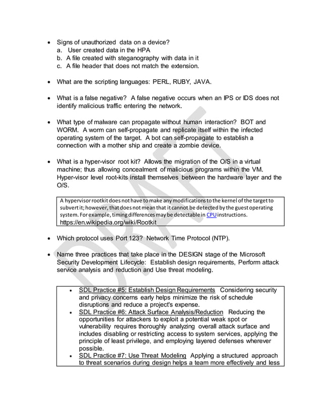 CEH v9 cheat sheet notes Certified Ethical Hacker | PDF