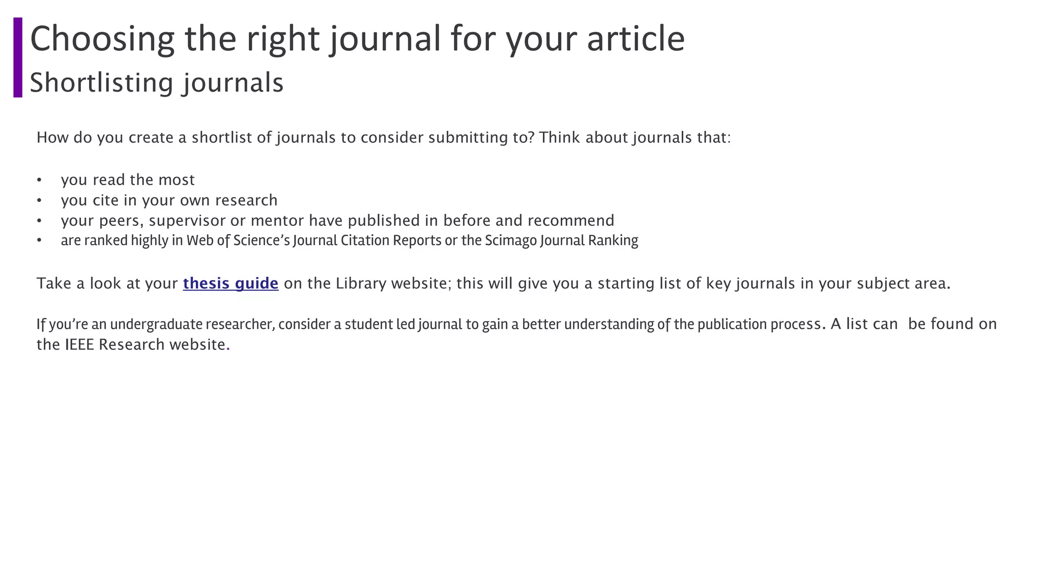 How to get published in Scopus/ IEEE journals | PPTX