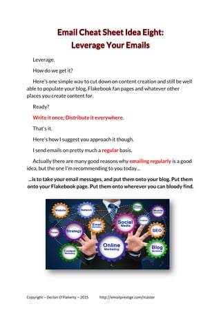 Cheat shet-email-ideas | PDF