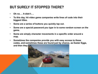 Cheatcodepowerpoint | PPTX | Video Game Genres | Video Gaming