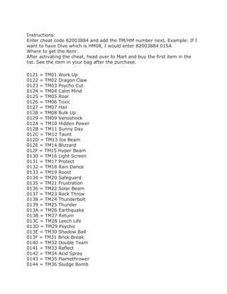Cheat codes | PDF | Video Game Genres | Video Gaming