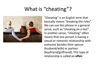 Cheaters | PPT
