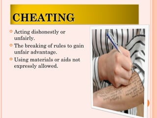 Cheating in Exams | PPT