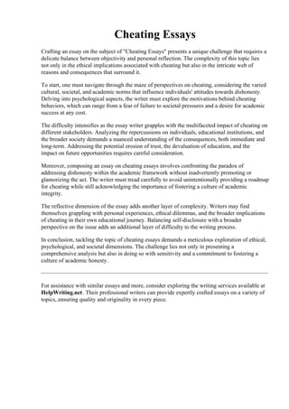 Cheating Essays.pdf